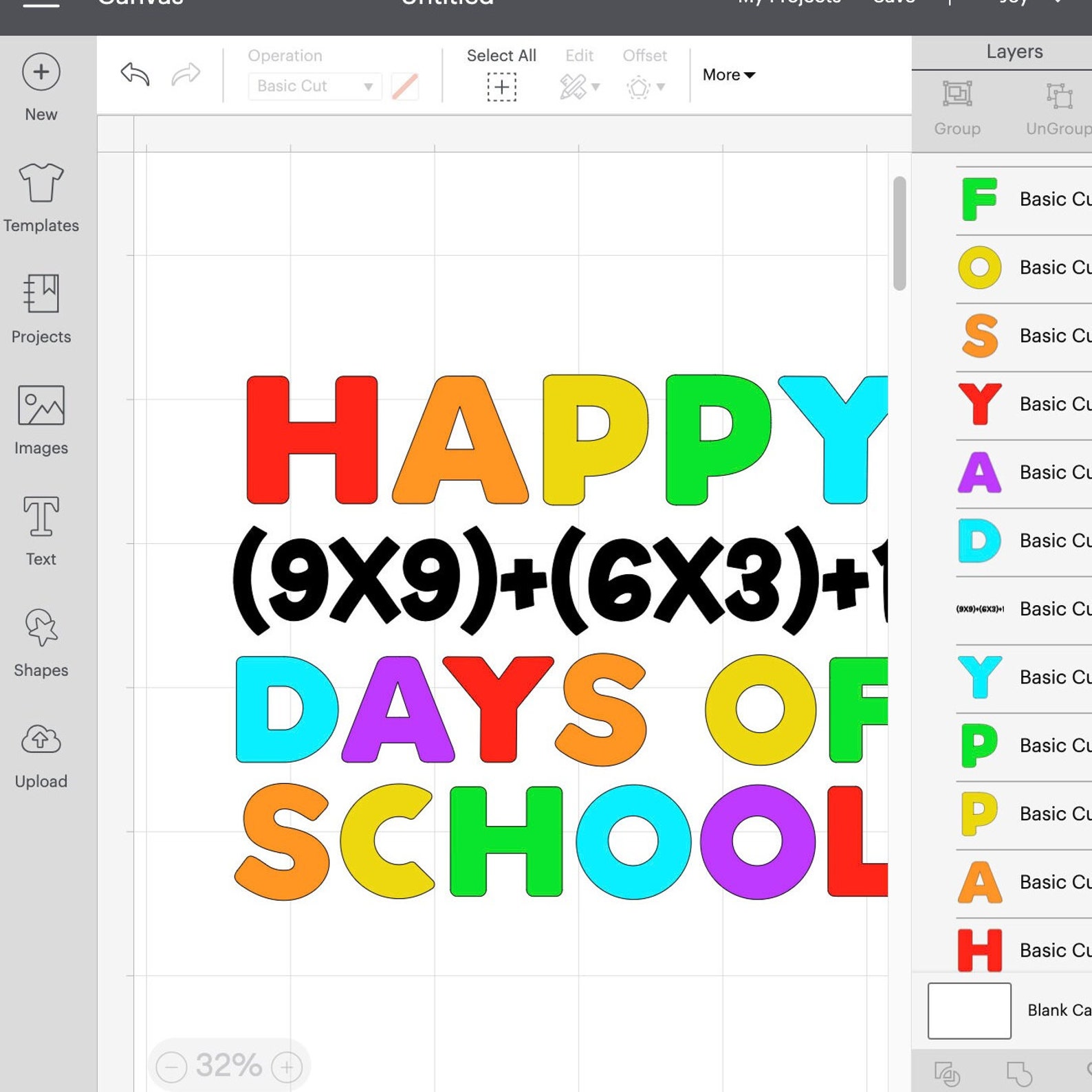 Math Formula 100 Days of School SVG 100 Days of School Math | Etsy