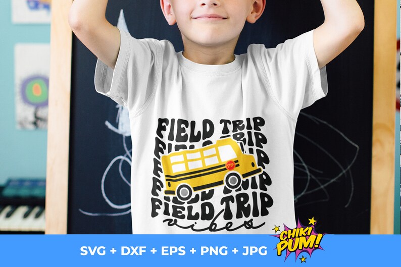 Field Trip Vibes Svg Field Day Svg School Bus Svg Fun Day - Etsy