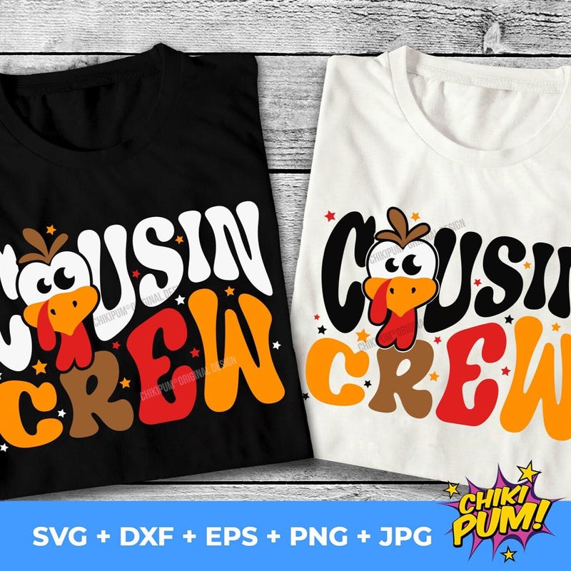 Turkey Thanksgiving Crew Svg - Etsy