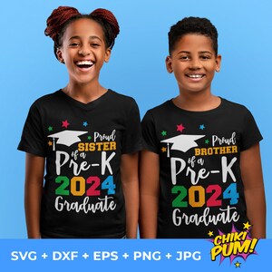 Proud Pre-k Family Graduation Bundle 2024 SVG, Pre-k Graduate 2024, Pre ...