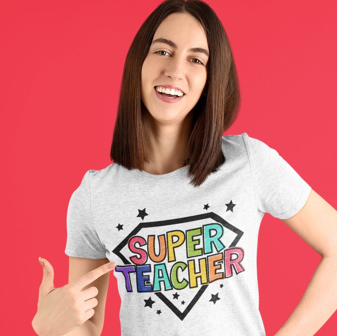 Super Teacher Svg Super Teacher Png Teacher Appreciation | Etsy Canada