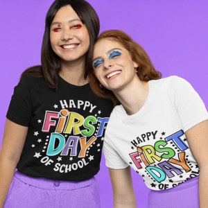 Happy First Day of School Svg, Back to School Svg, Teacher First Day ...