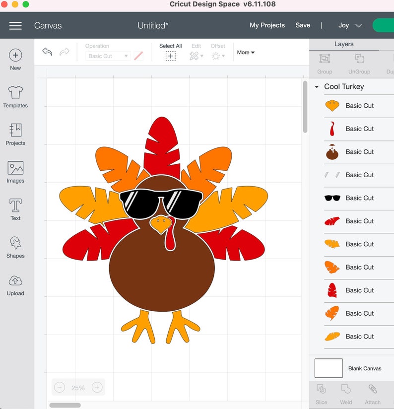 Cool Turkey Svg Boy Thanksgiving Cut File Boys Monogram Svg - Etsy