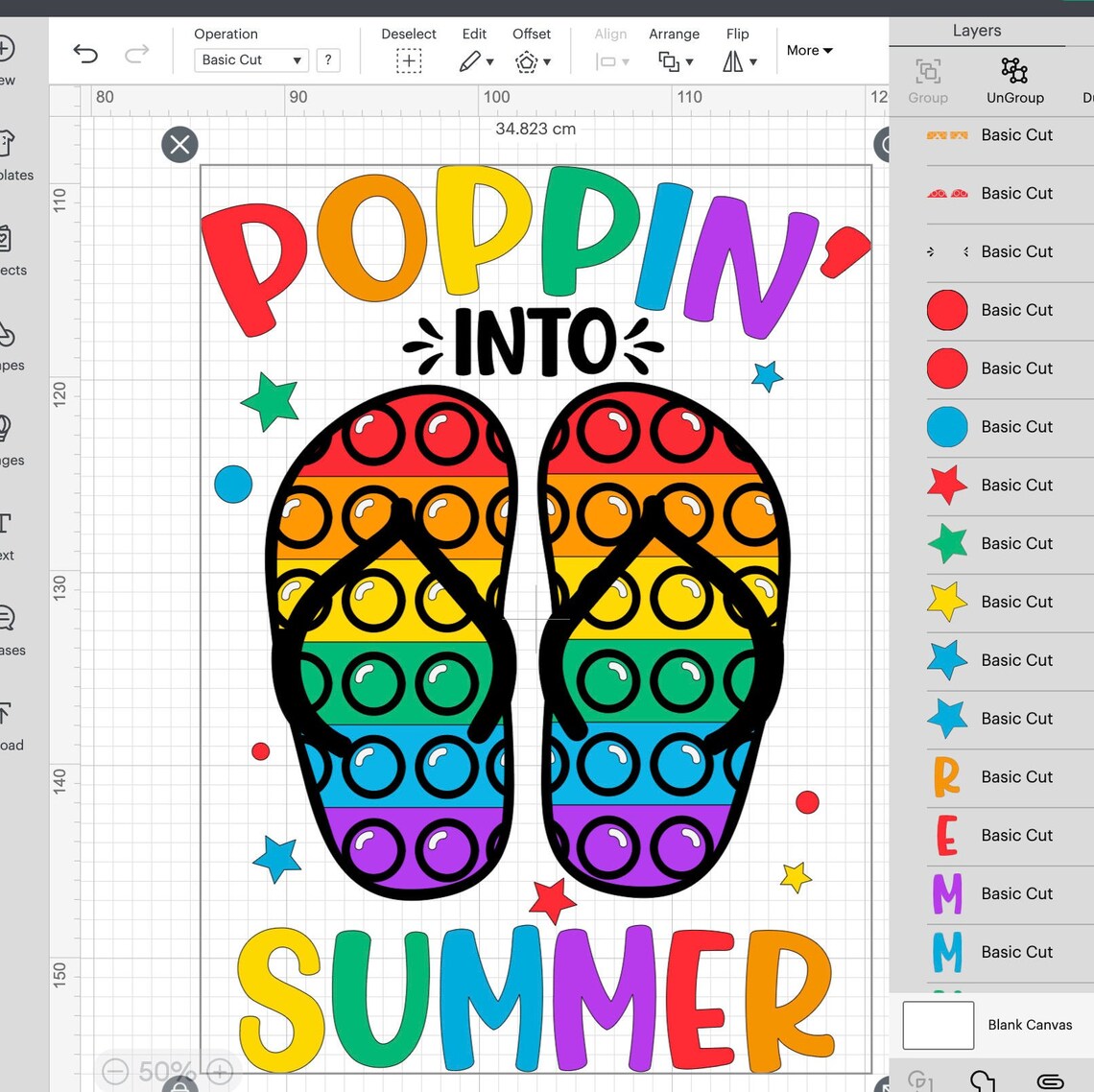 Poppin' Into Summer SVG Flip Flops Png Poppin SVG - Etsy