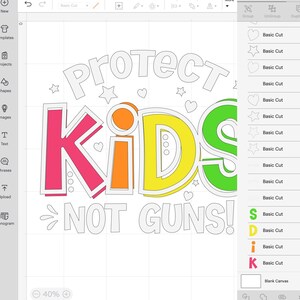 Protect Kids Not Guns Svg, Make American Schools Safe Again, Stop ...