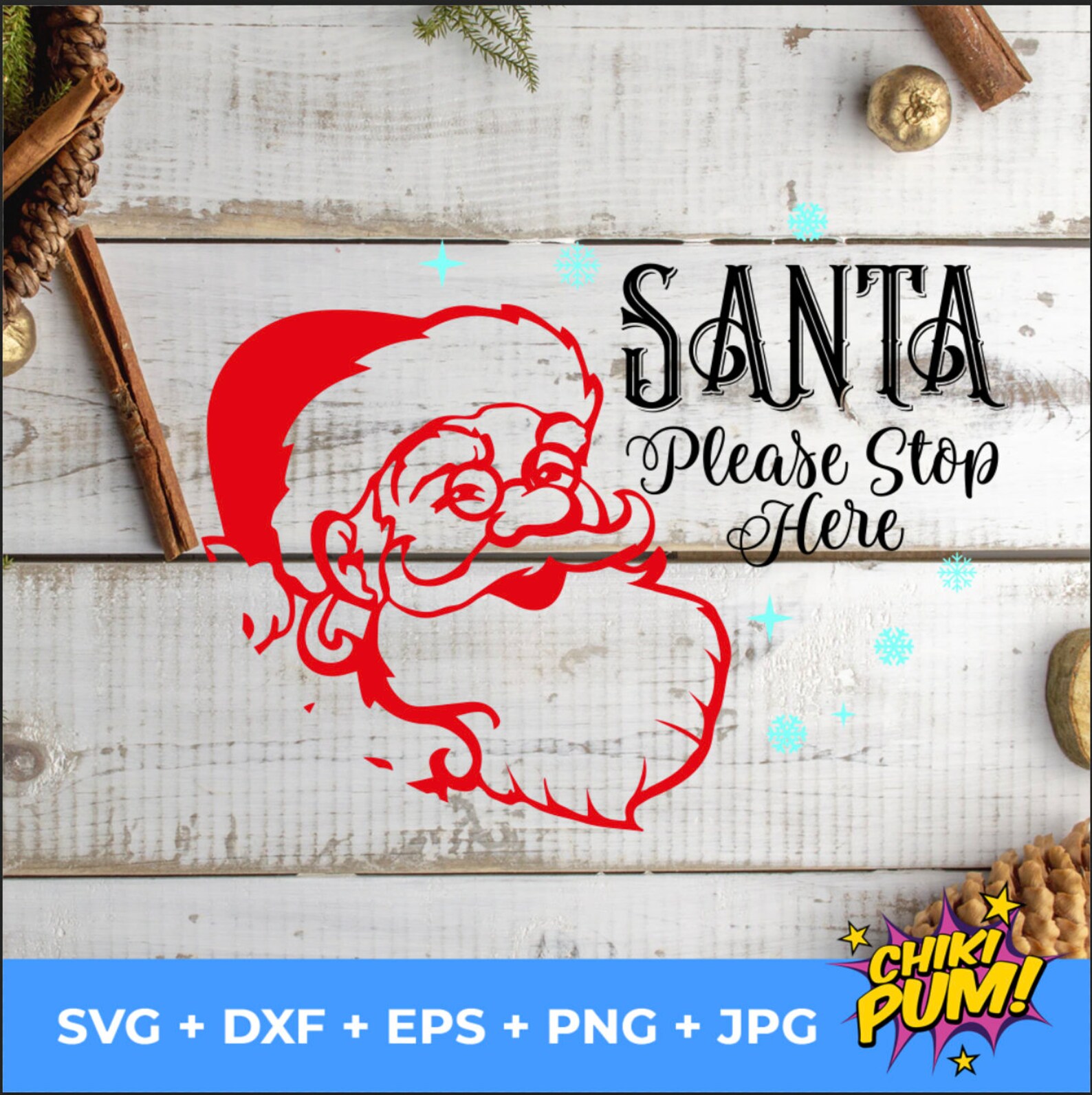 Santa Please Stop Here Sign Svg Christmas Sign Father - Etsy