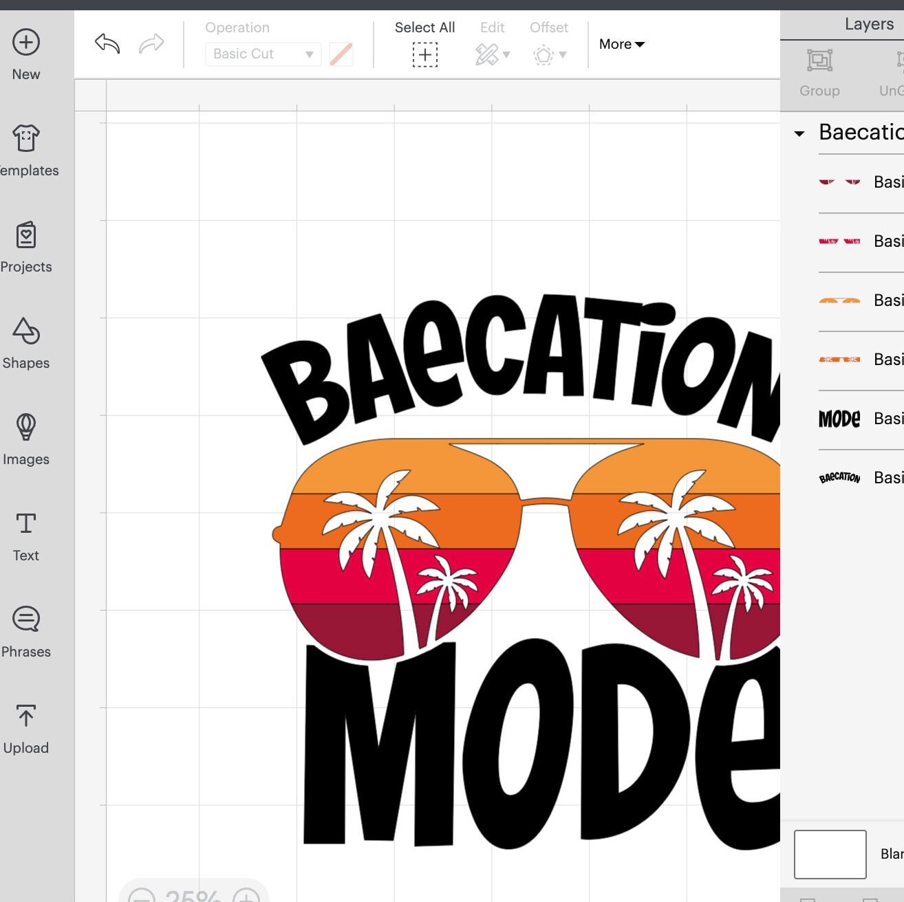 Baecation Mode Svg Baecation Vibes Cut File Instant Download | Etsy
