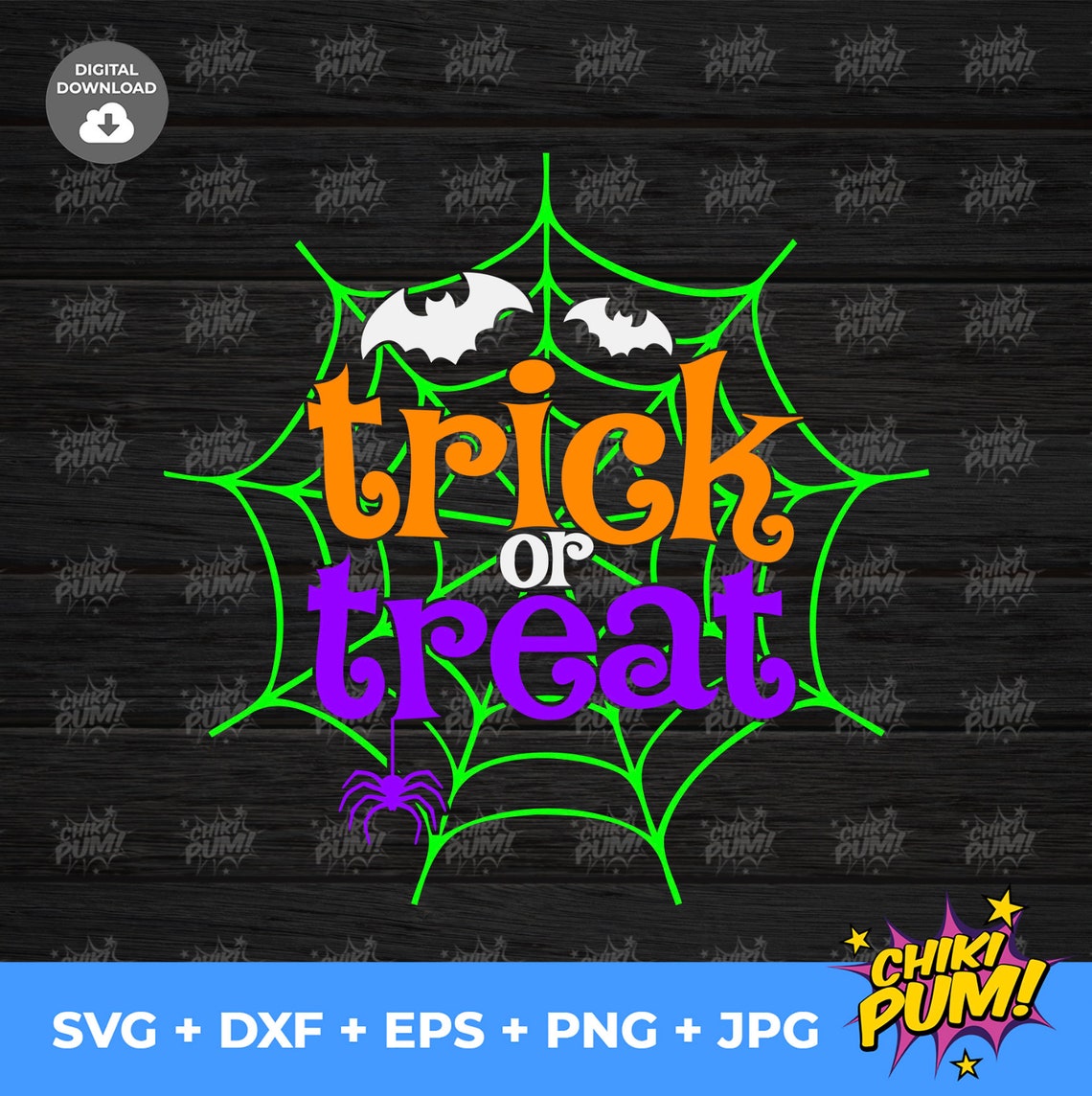 Trick or Treat SVG Halloween Clipart Svg Halloween Svg | Etsy