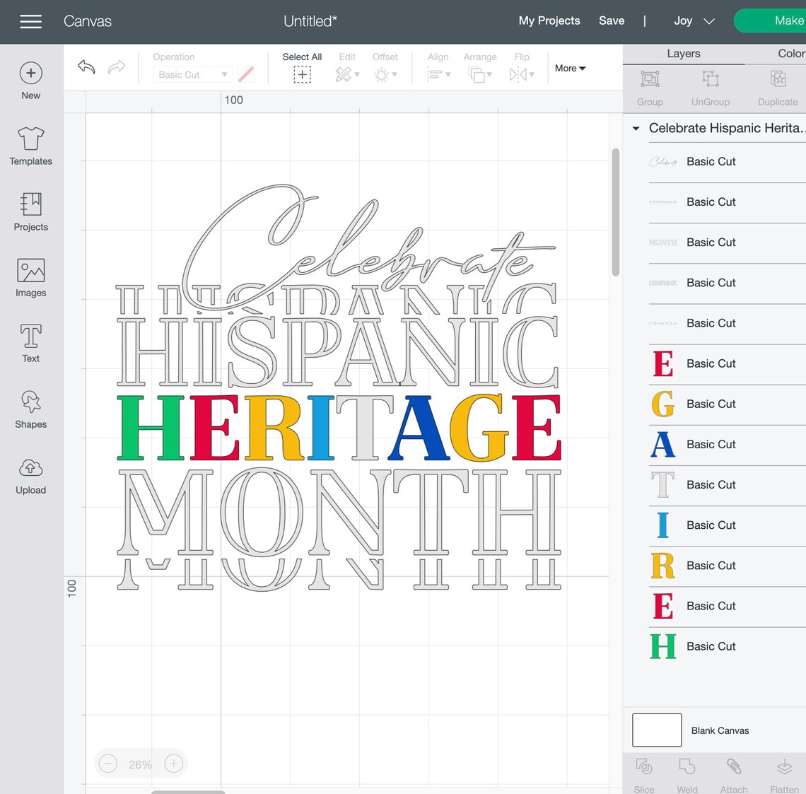 Celebrate Hispanic Heritage Month Svg Hispanic Heritage Month | Etsy