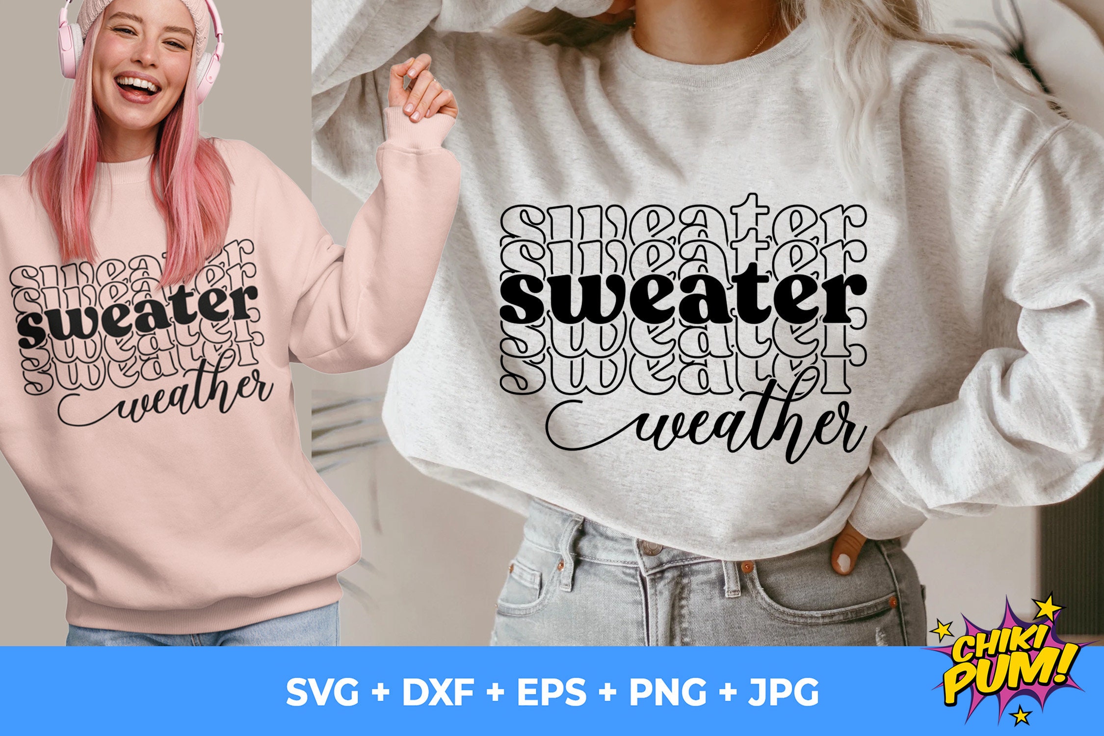 Sweater Weather Svg Autumn Svg Fall Shirt Svg Pumpkin - Etsy