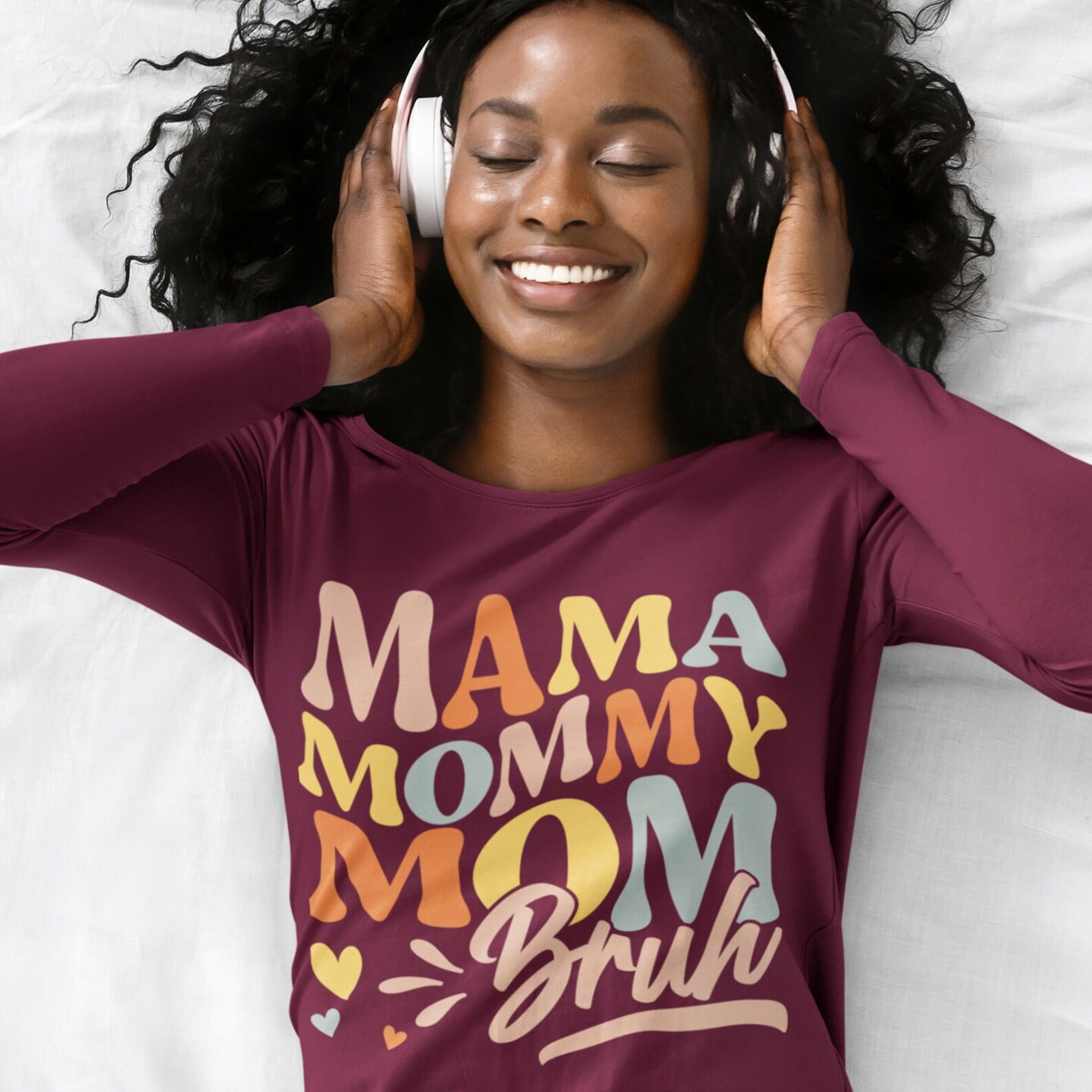 Mama Mommy Mom Bruh Mommy And Me Funny Svg Happy Mother Day Etsy