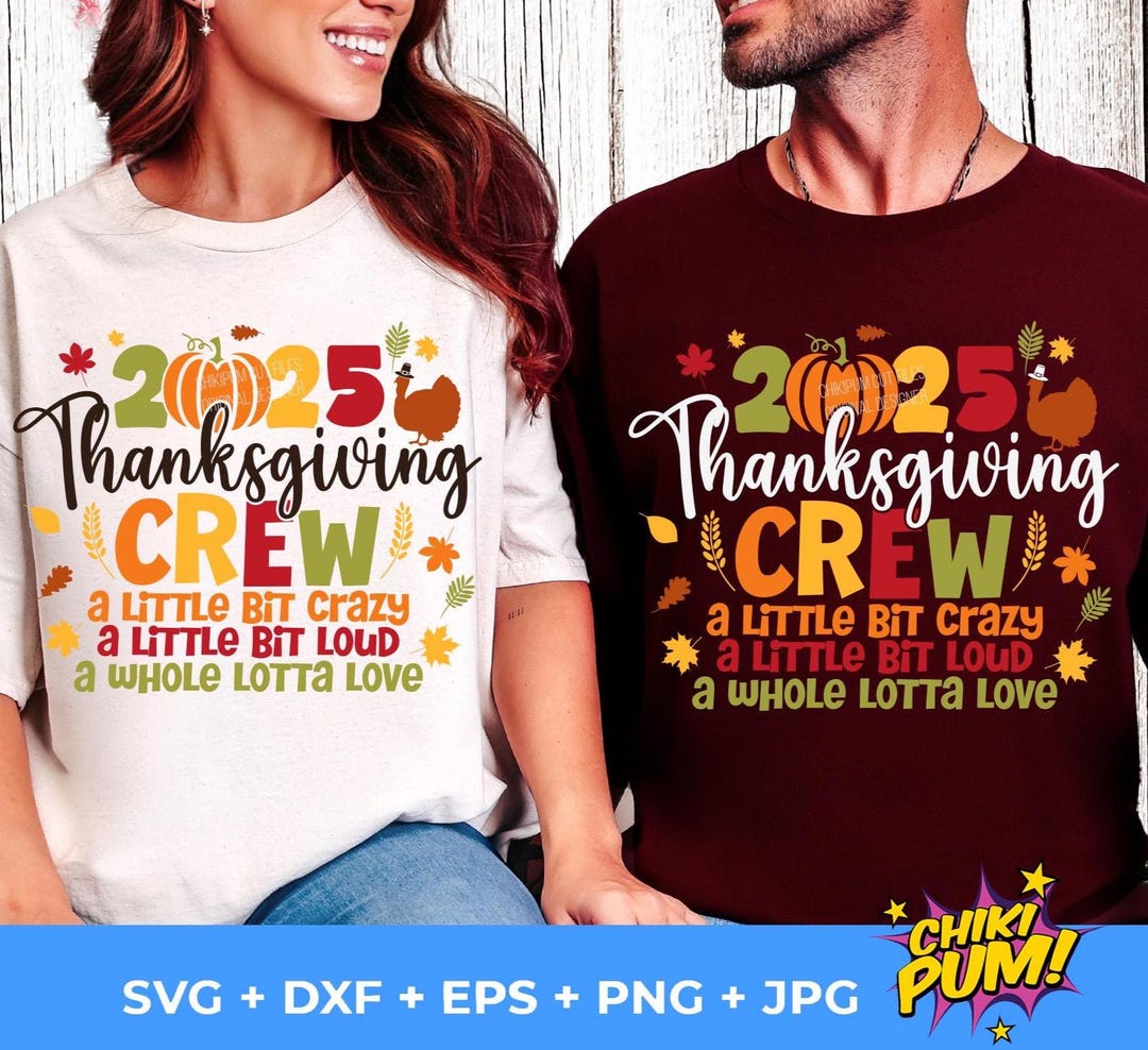 2025 Thanksgiving Crew SVG, Family Reunion (digital Download) - Etsy