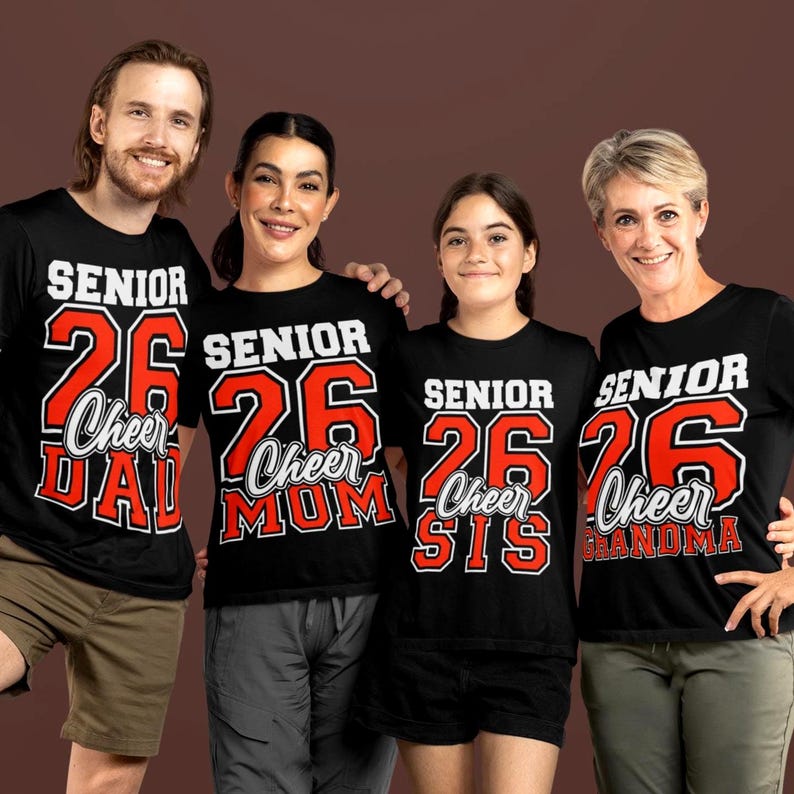 Senior Cheer 2026 SVG, Cheer Family Bundle SVG, Senior Cheer 2026 SVG ...