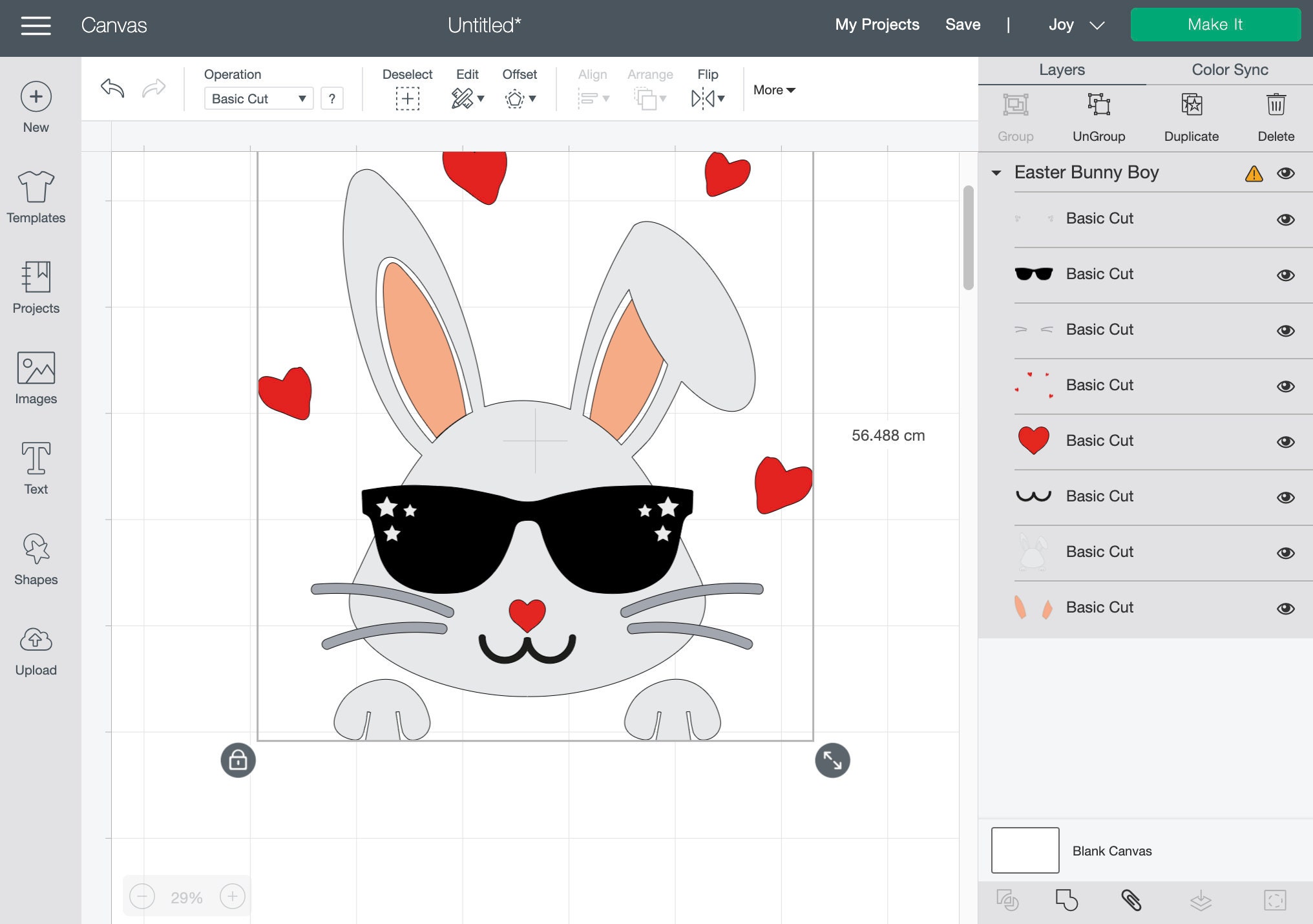Bunny Svg Easter Svg Bunny With Sunglasses Svg Rabbit Ears | Etsy
