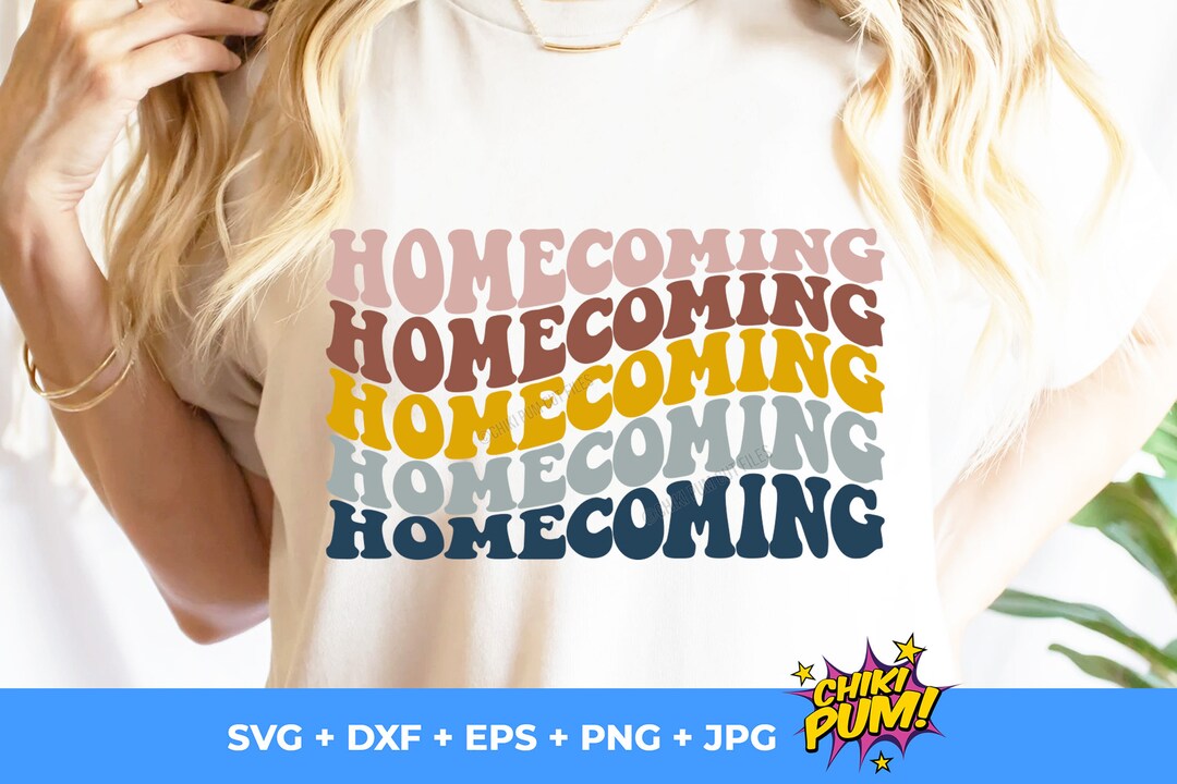 Hoco 2024 SVG, Homecoming 2024 SVG, Homecoming wavy text, Reunion svg ...