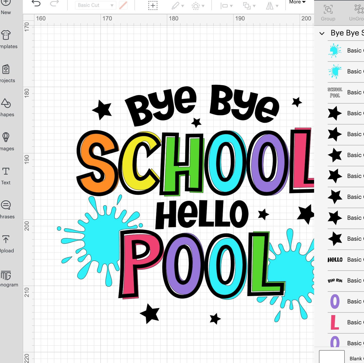 Bye Bye School Hello Pool SVG, Last Day Cut File, School Was Cool ...