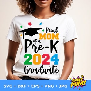 Pre-k Graduation 2024 Family Bundle SVG, Pre-k Grad 2024 SVG, Proud Mom ...
