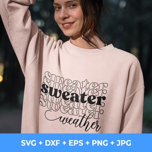 Sweater Weather Svg Autumn Svg Fall Shirt Svg Pumpkin - Etsy