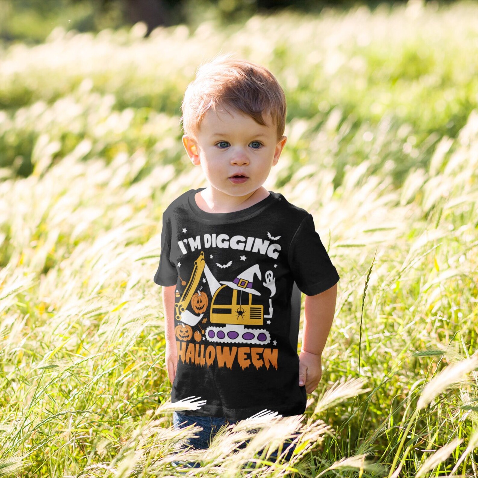 I'm Digging Halloween Svg Kids Halloween Svg Excavator - Etsy