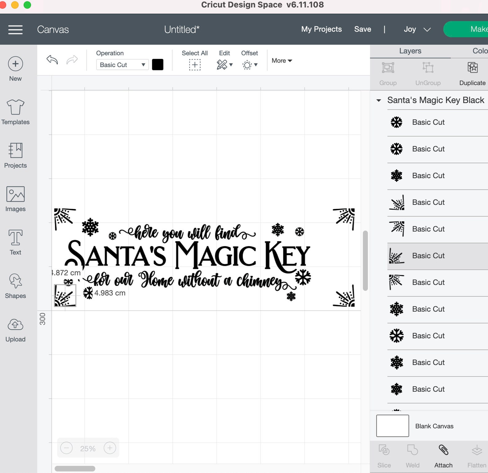 Christmas SVG Cut File Santa's Magic Key Svg Santa's - Etsy