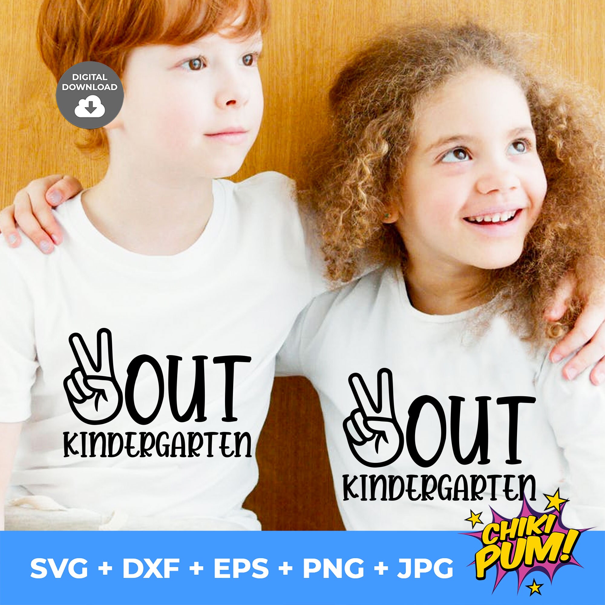 Peace Out Kindergarten Svg Last Day of School Svg Kinder - Etsy