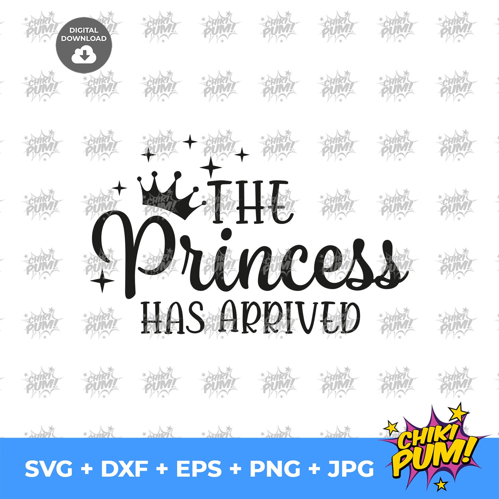 The Princess Has Arrived SVG Newborn SVG princess svg new | Etsy
