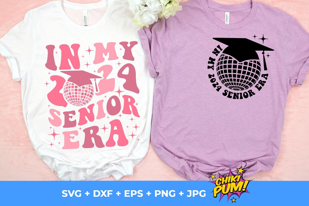 In My 2024 Senior Era Svg Retro Senior 2024 Svg Groovy Back - Etsy