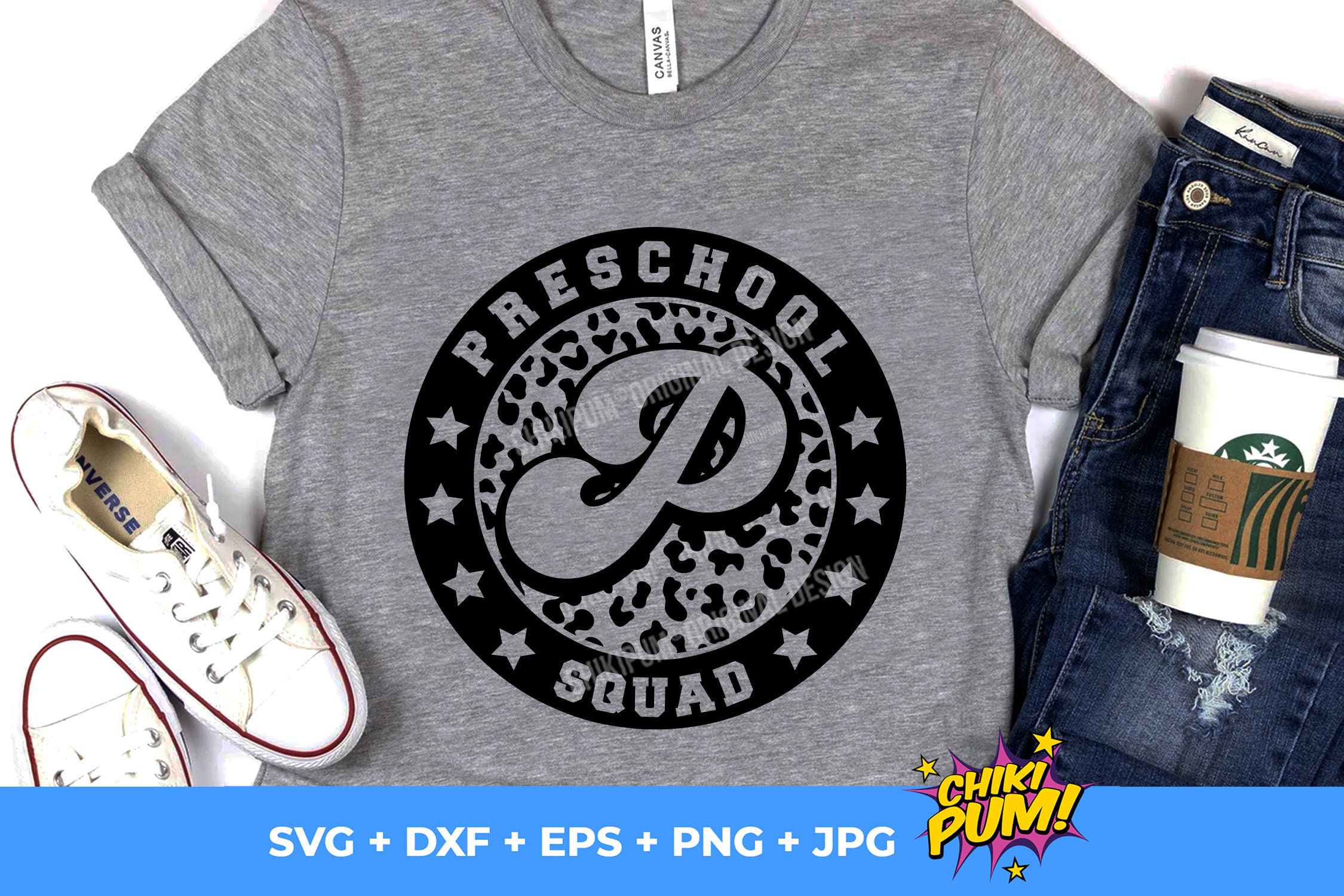 Preschool Squad Svg Preschool Squad Png Teacher Leopard Svg - Etsy