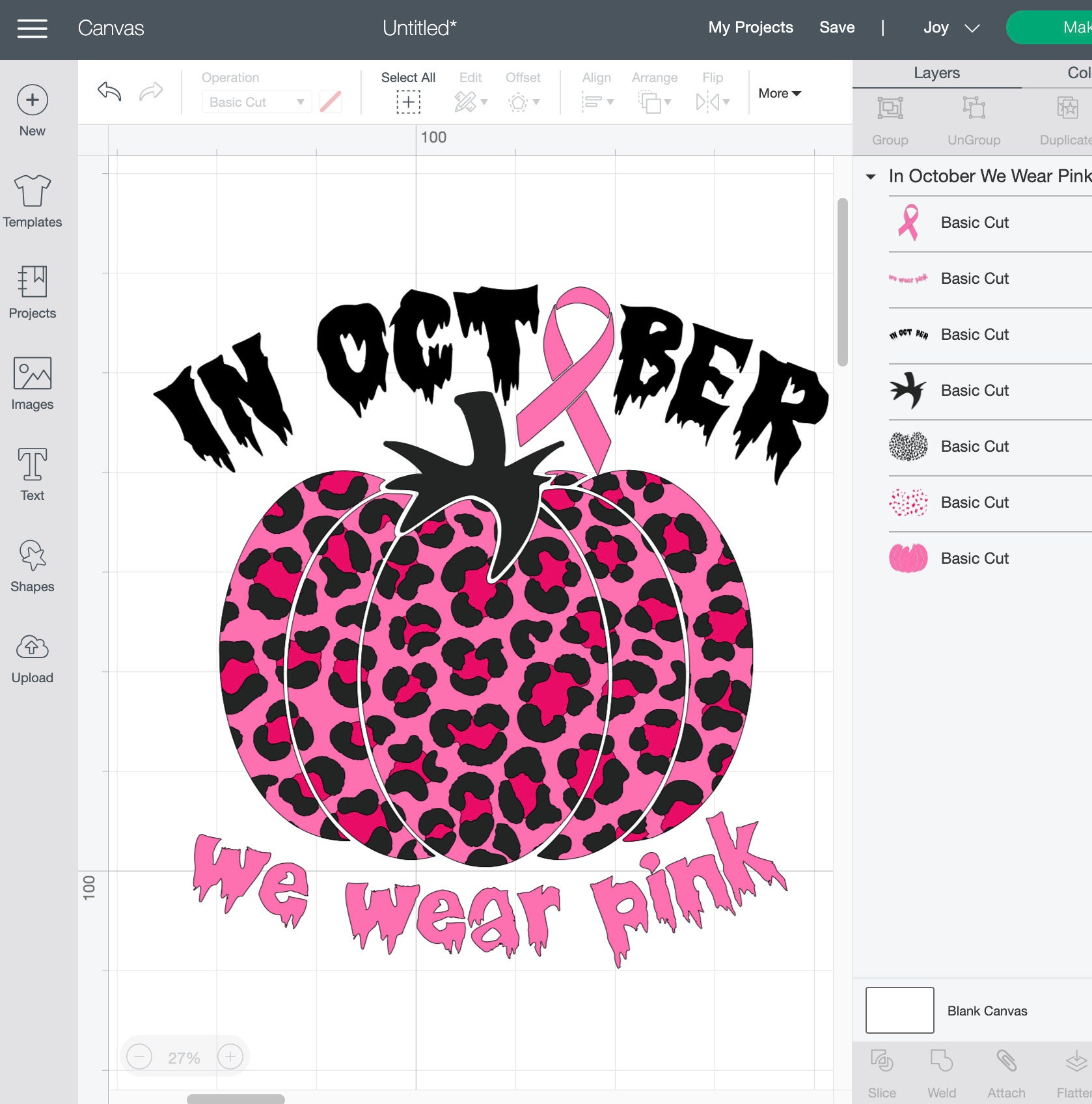 In October We Wear Pink Svg Breast Cancer Awareness Pink - Etsy