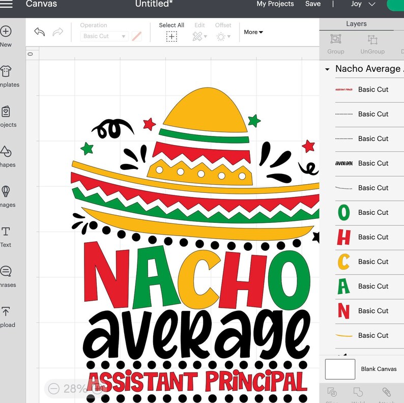 Nacho Average Assistant Principal Svg SVG JPG PNG Cricut - Etsy