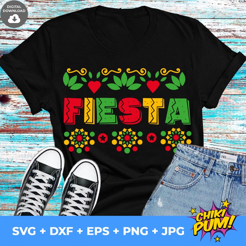 Fiesta SVG Cinco De Mayo SVG Mexico Cut Files Mexican Party | Etsy