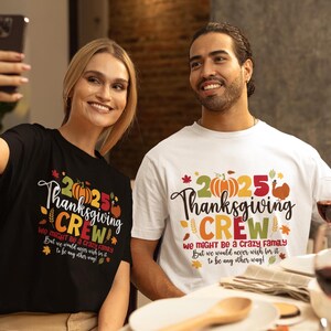 2025 Thanksgiving Crew SVG, Png, Matching Thanksgiving Crew, Family ...