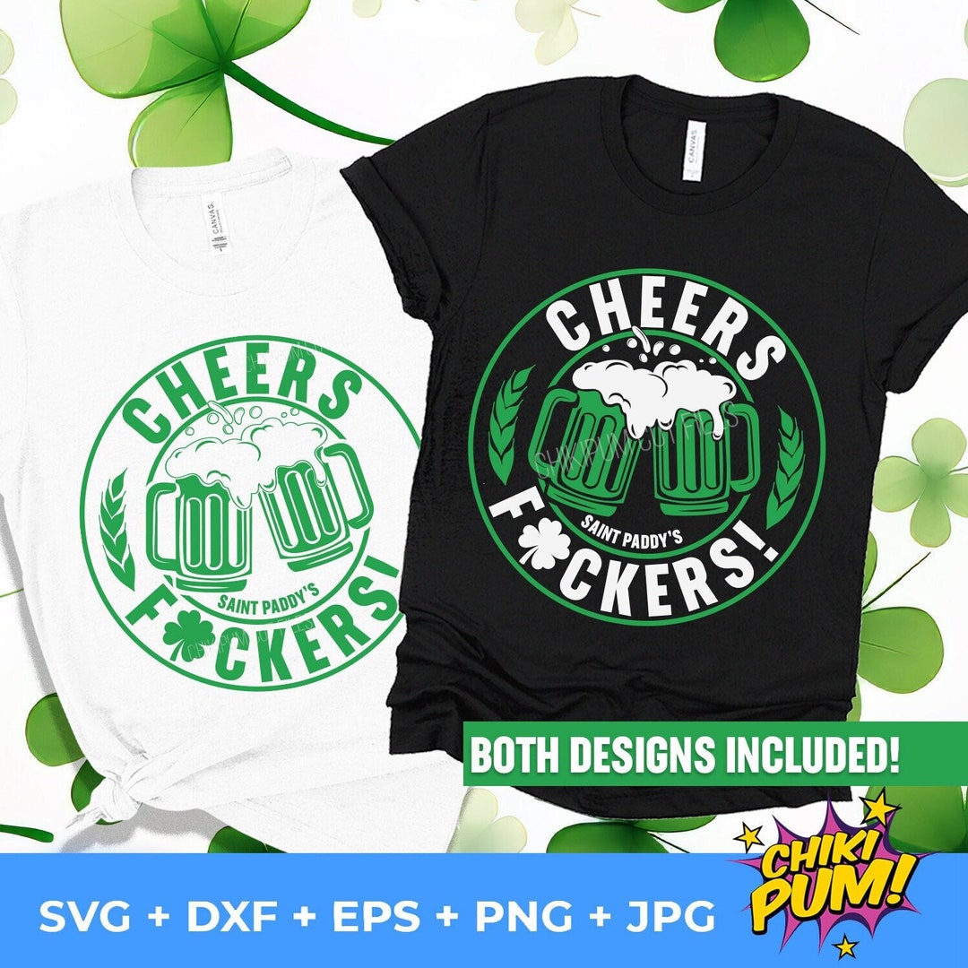 St Patricks Day Cheers SVG PNG: Drinking Team Shirt Design for ...