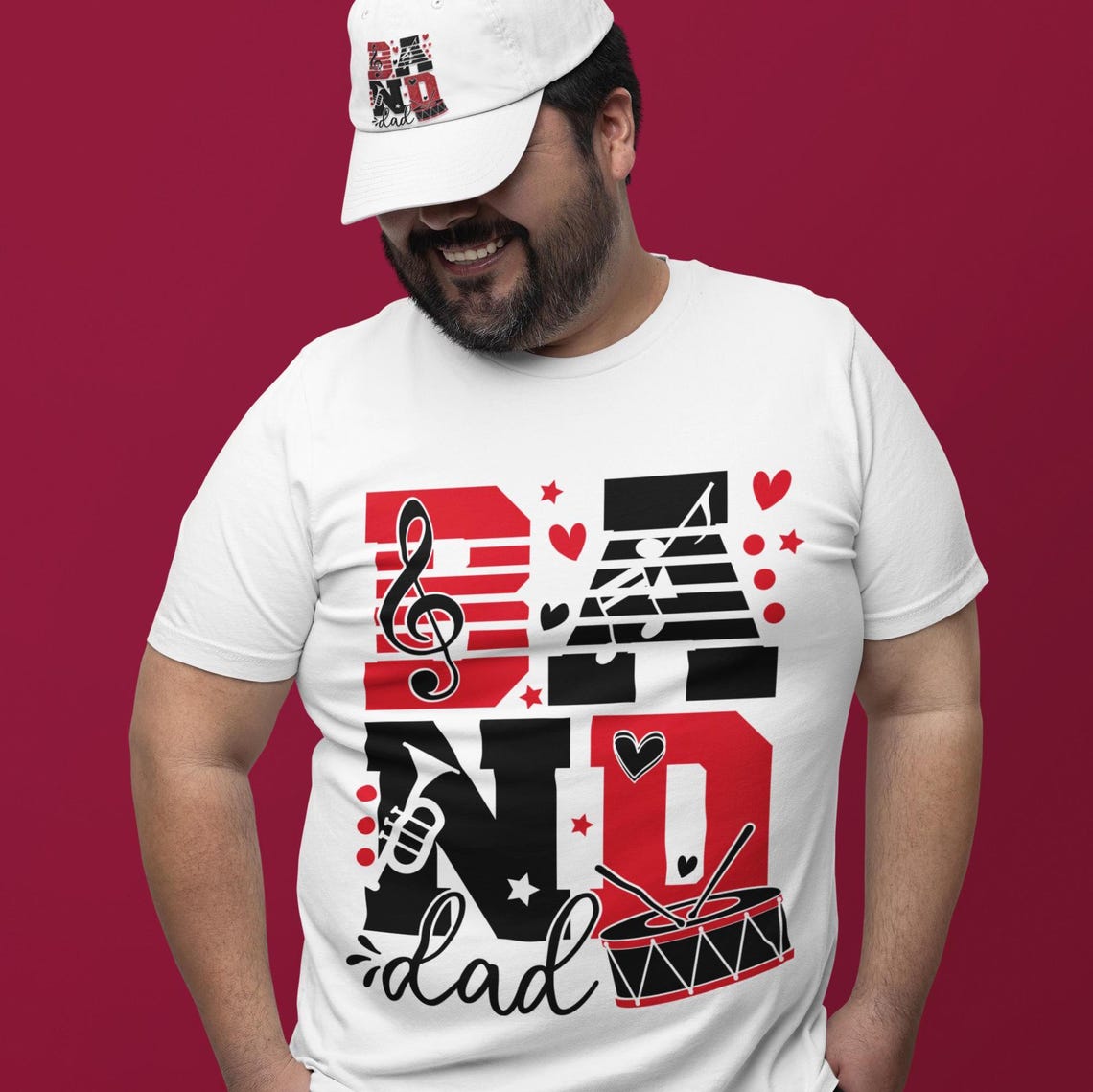 Band Dad T-shirt Design: Musical SVG PNG Cut Files (digital Download ...