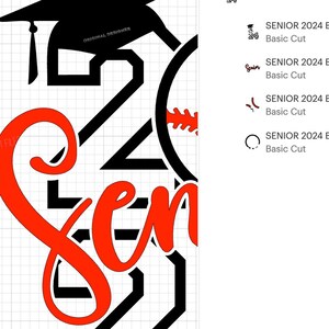 Senior 2024 SVG, Baseball Graduate 2024, Senior Baseball SVG, Class of ...