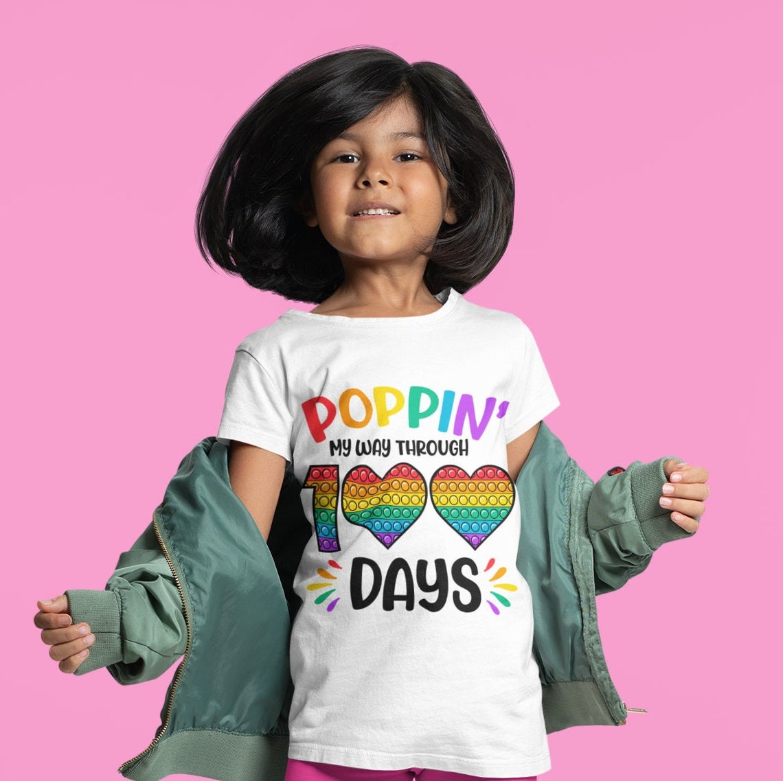 Poppin' My Way Through 100 Days of School SVG 100th Day | Etsy