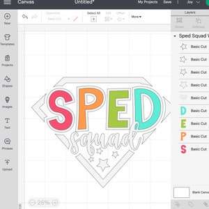 SPED Squad SVG PNG: Special Education Teacher Shirt Design (digital ...