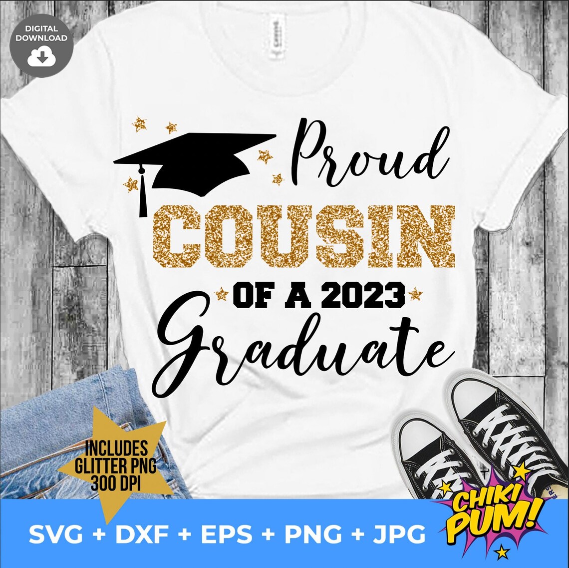 Proud Cousin of a 2023 Graduate SVG Graduation Cut Files - Etsy UK