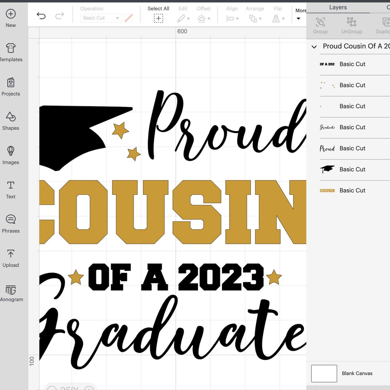 Proud Cousin of a 2023 Graduate SVG Graduation Cut Files - Etsy UK