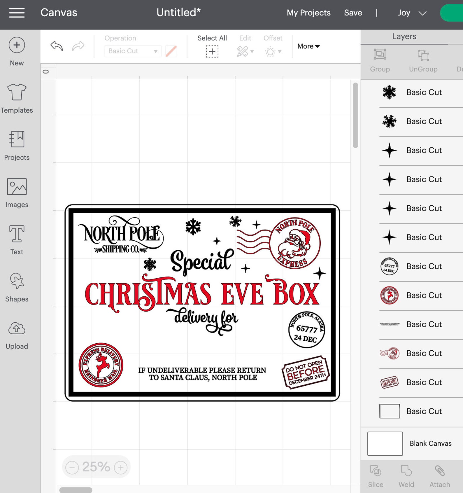 Christmas Eve Crate Svg Png Dxf Eps Jpg Xmas Bundle Designs | Etsy