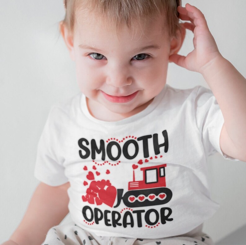 Boy Valentines SVG Smooth Operator SVG Construction | Etsy