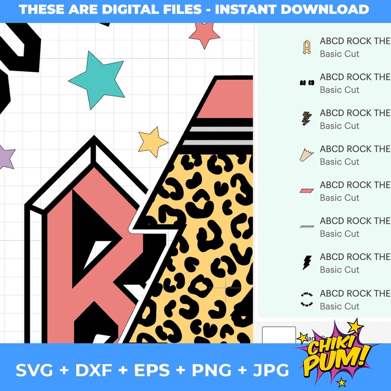 ABCD Rock the Test SVG Png, Teacher Shirt SVG Png, Its Test Day Yall ...