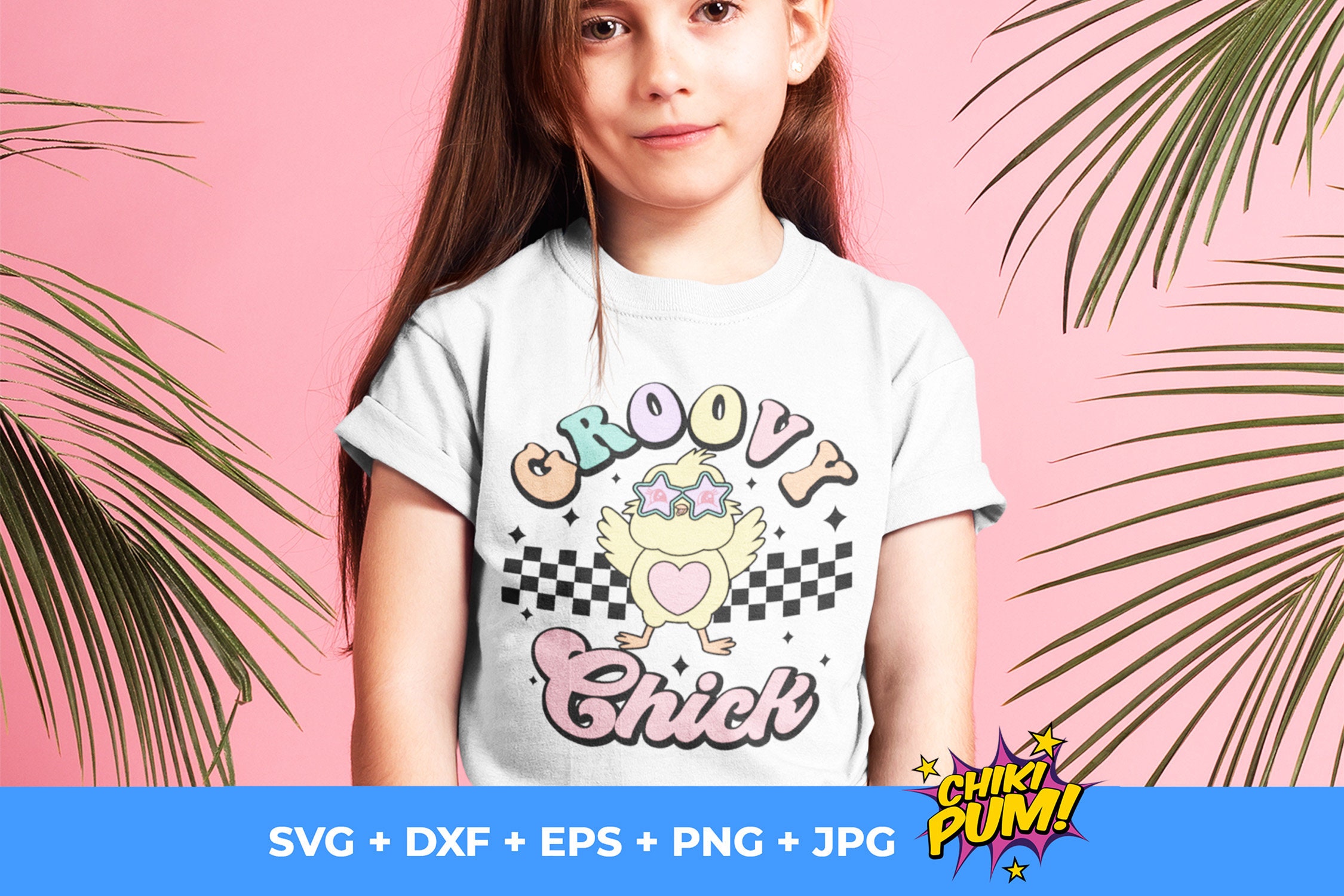 Groovy Chick Svg Png Retro Easter Png Easter Chick Svg - Etsy