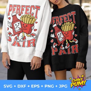 Perfect Pair SVG PNG, Couple Valentines Shirt SVG, His and Hers ...