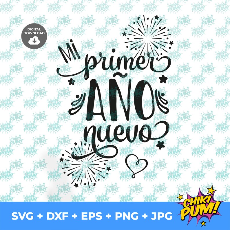 Mi Primer Año Nuevo Svg Mi Primer Año Svg Baby First Svg - Etsy