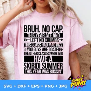 Bruh No Cap SVG PNG, Funny Gen A Teacher SVG, Last Day of School 2025 ...