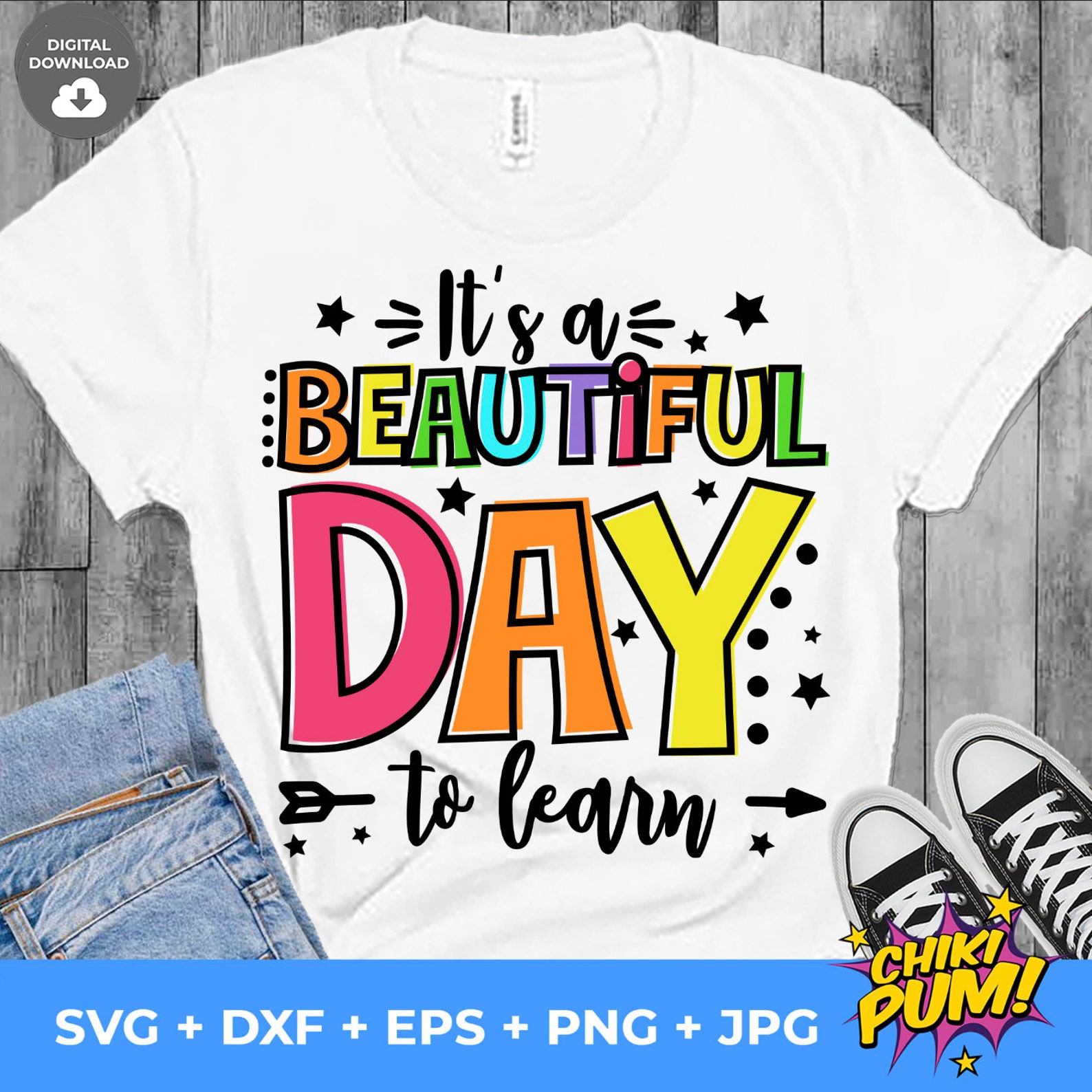 It's a Beautiful Day to Learn Svg Teacher Gift Idea Svg - Etsy