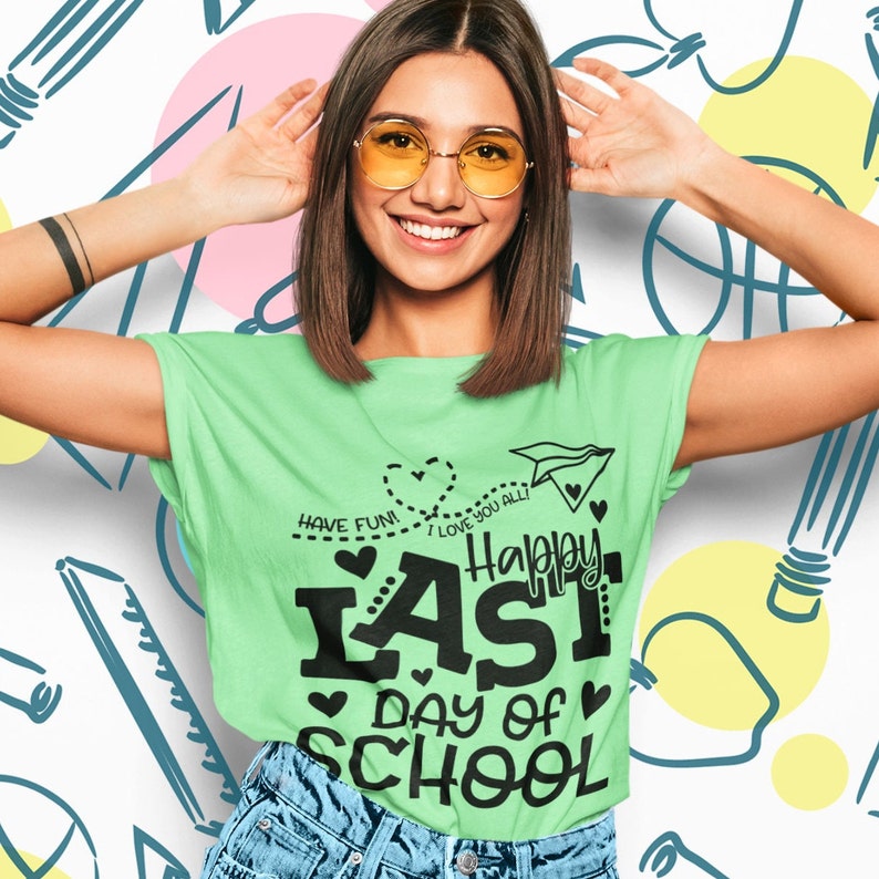 Happy Last Day of School Svg End of School Svg Teacher - Etsy