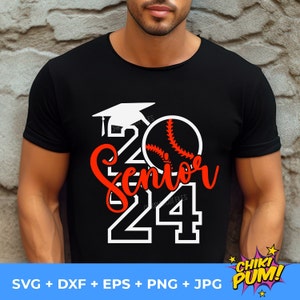 Senior 2024 SVG, Baseball Graduate 2024, Senior Baseball SVG, Class of ...