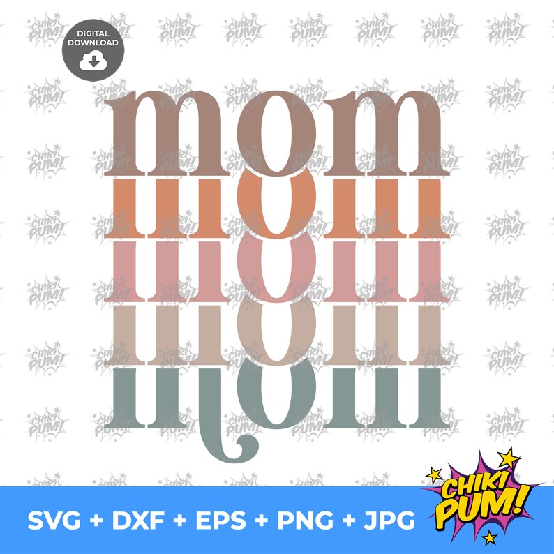 Mom Stacked Svg Mom Svg Mom Shirt Svg Svg for Mom Svg - Etsy